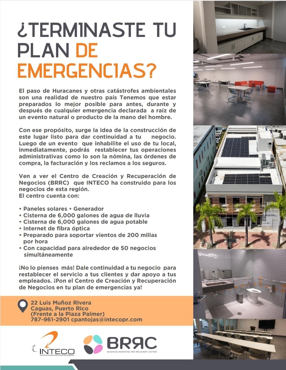 ¿Terminaste tu plan de emergencias?